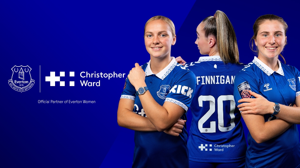 Christopher Ward Becomes Everton Women Back-Of-Shirt Partner