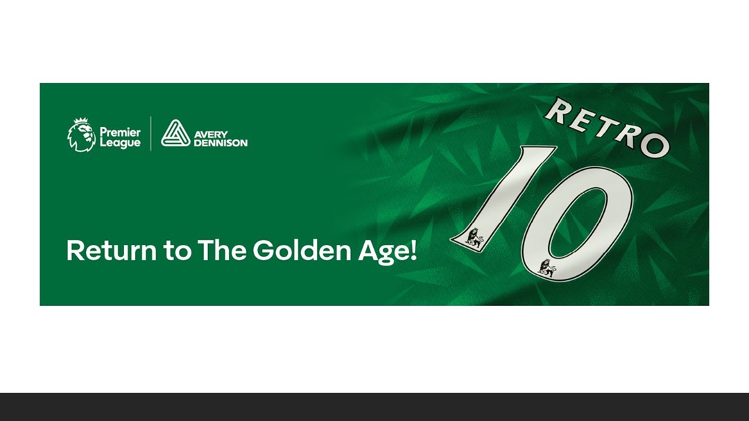 Avery Dennison Launches Official Premier League Retro Font - fcbusiness