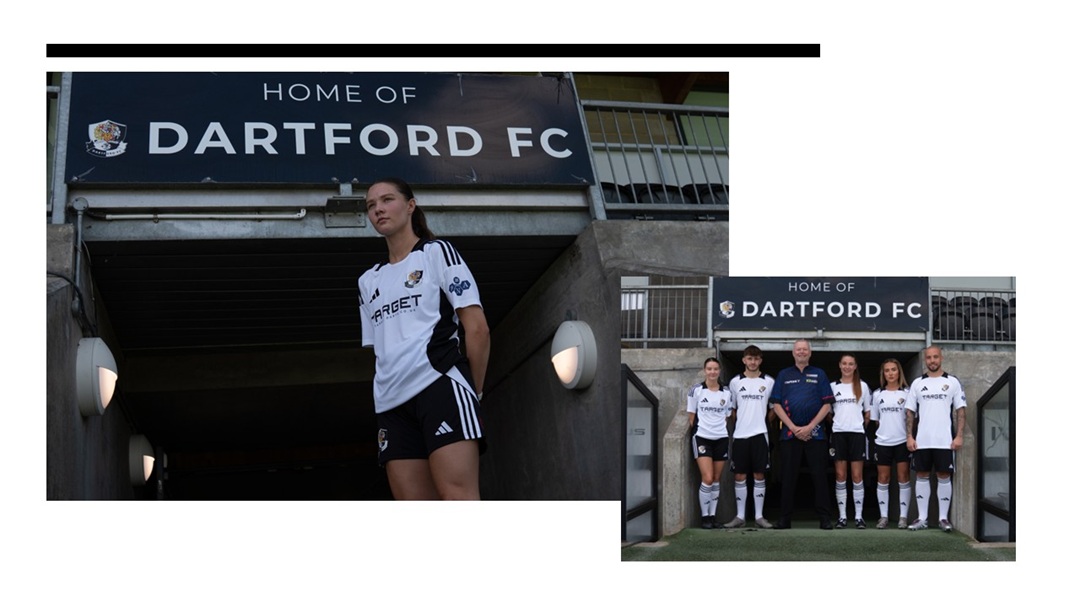 Dartford FC Reveal Target Darts As Front-of-Shirt Sponsor